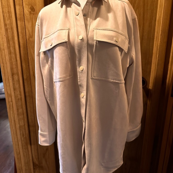 Steve Madden | Jackets & Coats | Steve Madden Suede Oversized Shirt ...